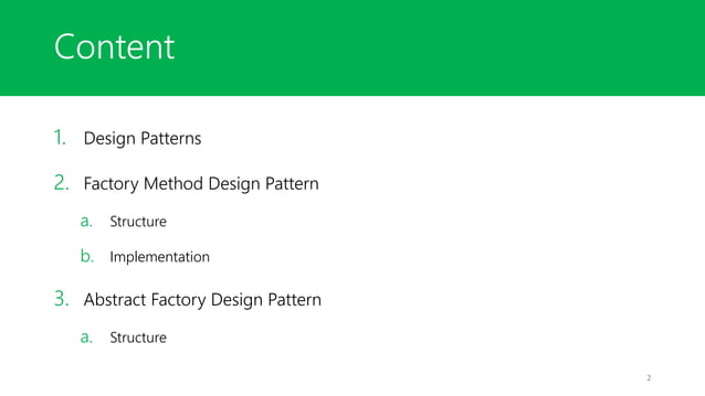 Factory Design Pattern | PPTX