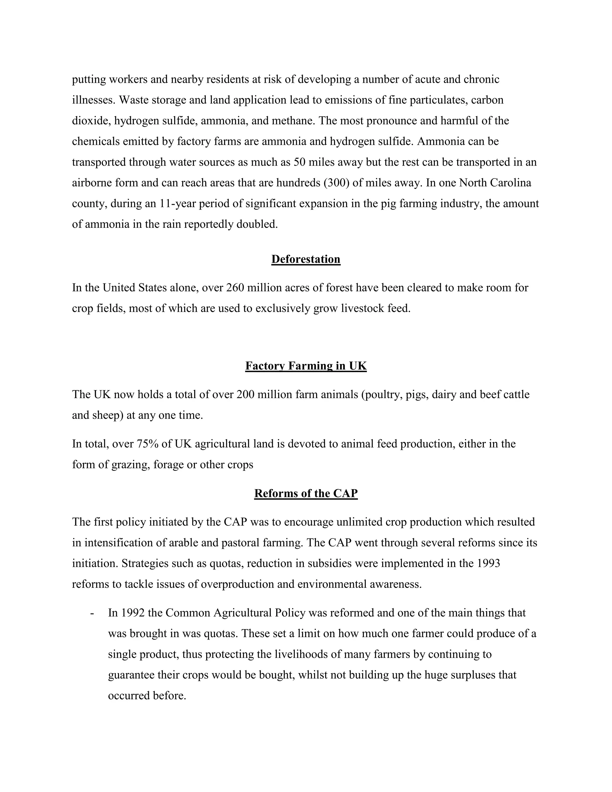 Factory farming in the usa | PDF