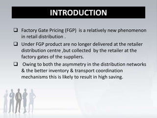 Factory gate price | PPTX