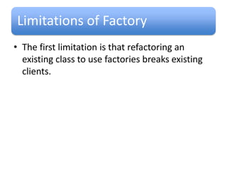 Factory in python | PPTX