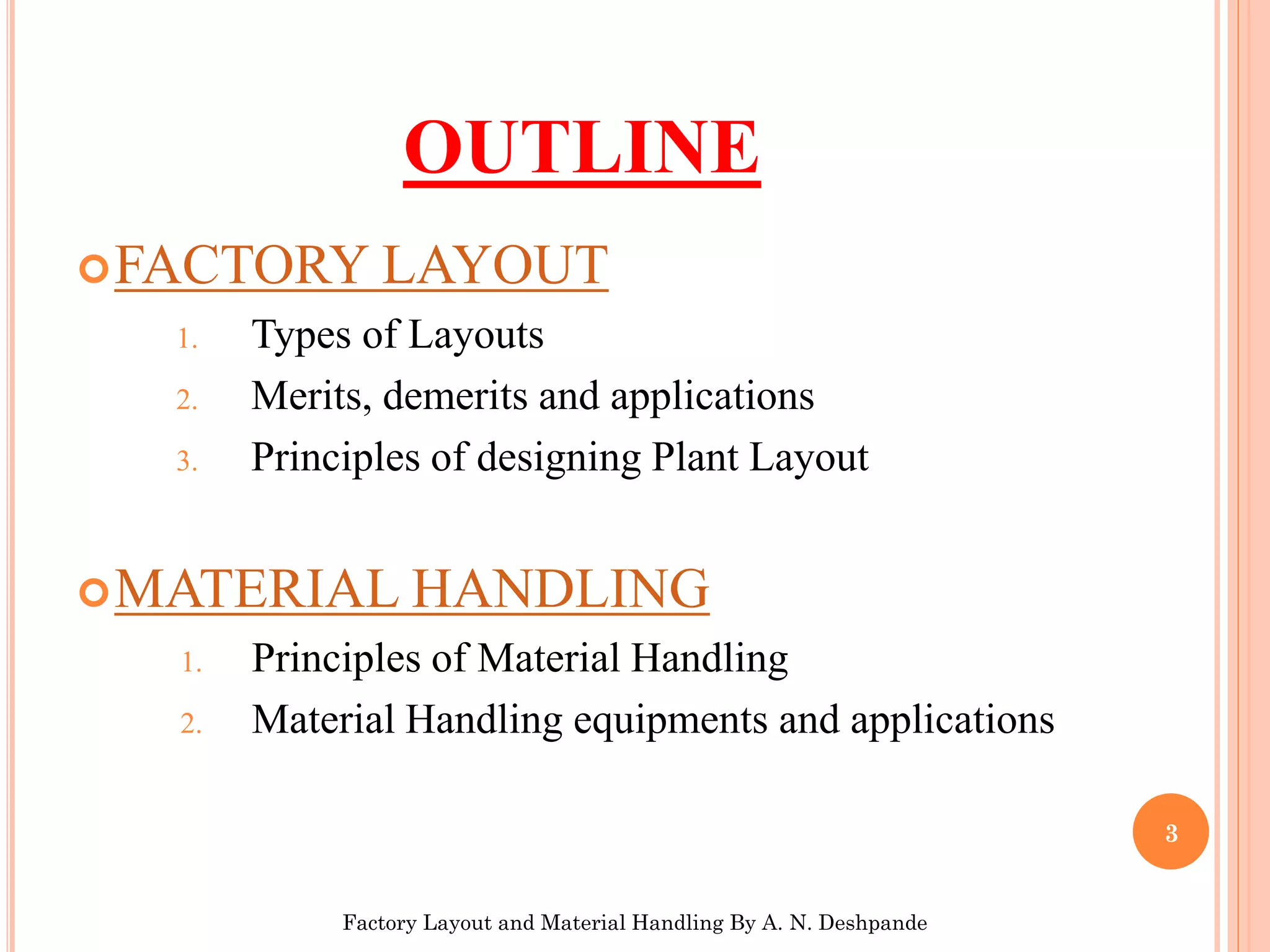 Factory Layout & Material Handling | PDF