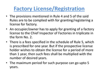 Various Licenses Required to Set Up a Factory in Delhi | PPT