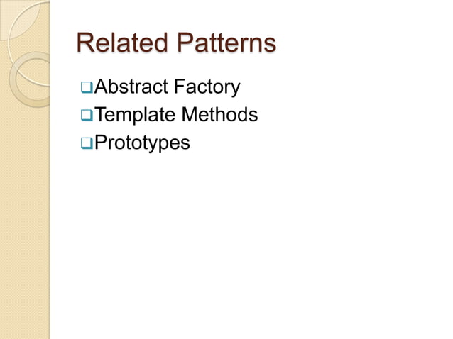 Factory Method Pattern Pptx Programming Languages Computing 7361