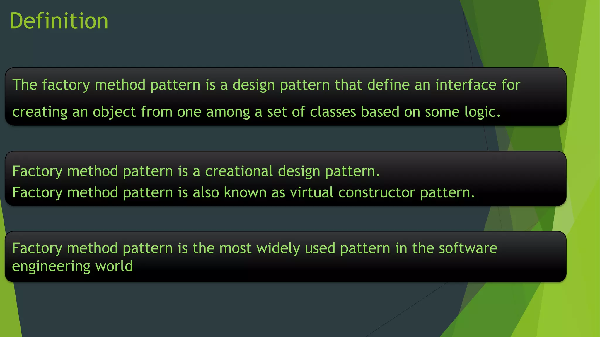 Factory method pattern (Virtual Constructor) | PDF | Programming Languages | Computing