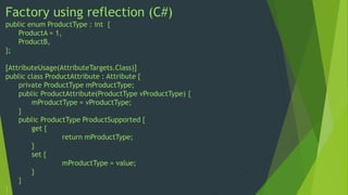Factory method pattern (Virtual Constructor) | PDF | Programming Languages | Computing