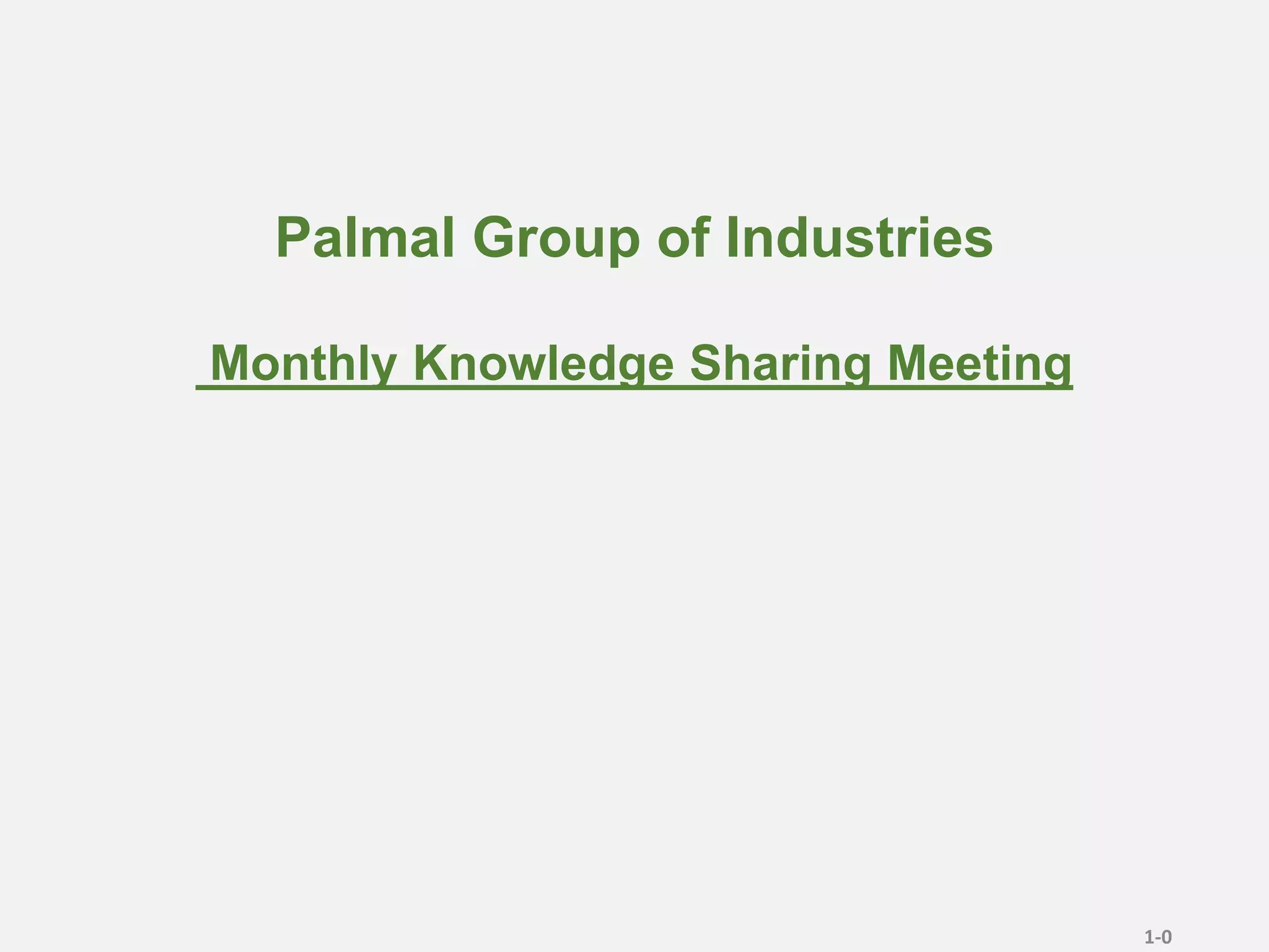 Factory Monthly KPI of DLPL .ppt