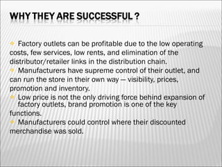 Factory Outlets | PPT