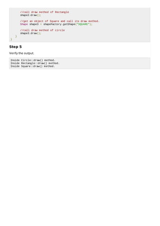 Contoh Factory pattern | PDF | Programming Languages | Computing