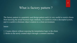 Factory pattern with rip | PPT