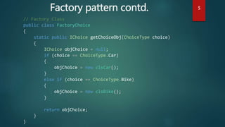 Factory pattern with rip | PPT