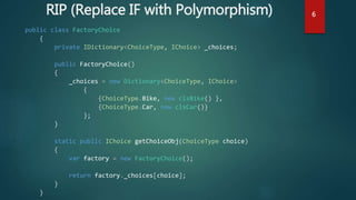 Factory pattern with rip | PPT
