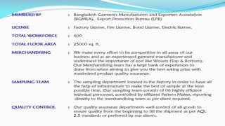 Factory profile | PDF