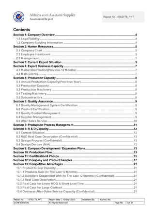 AMJHOUSE Factory report from alibaba | PDF