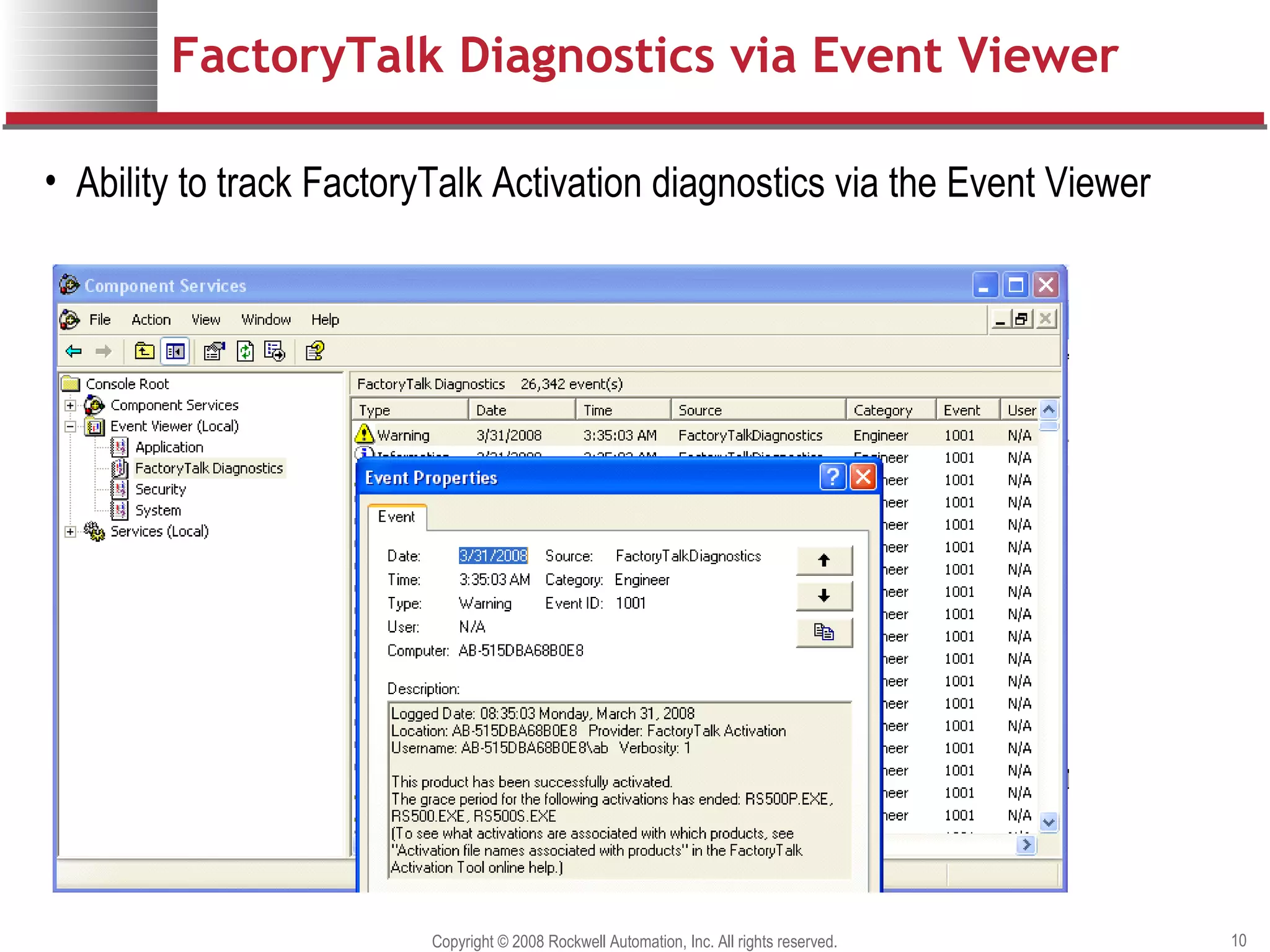 Factory talk activation customer | PPT