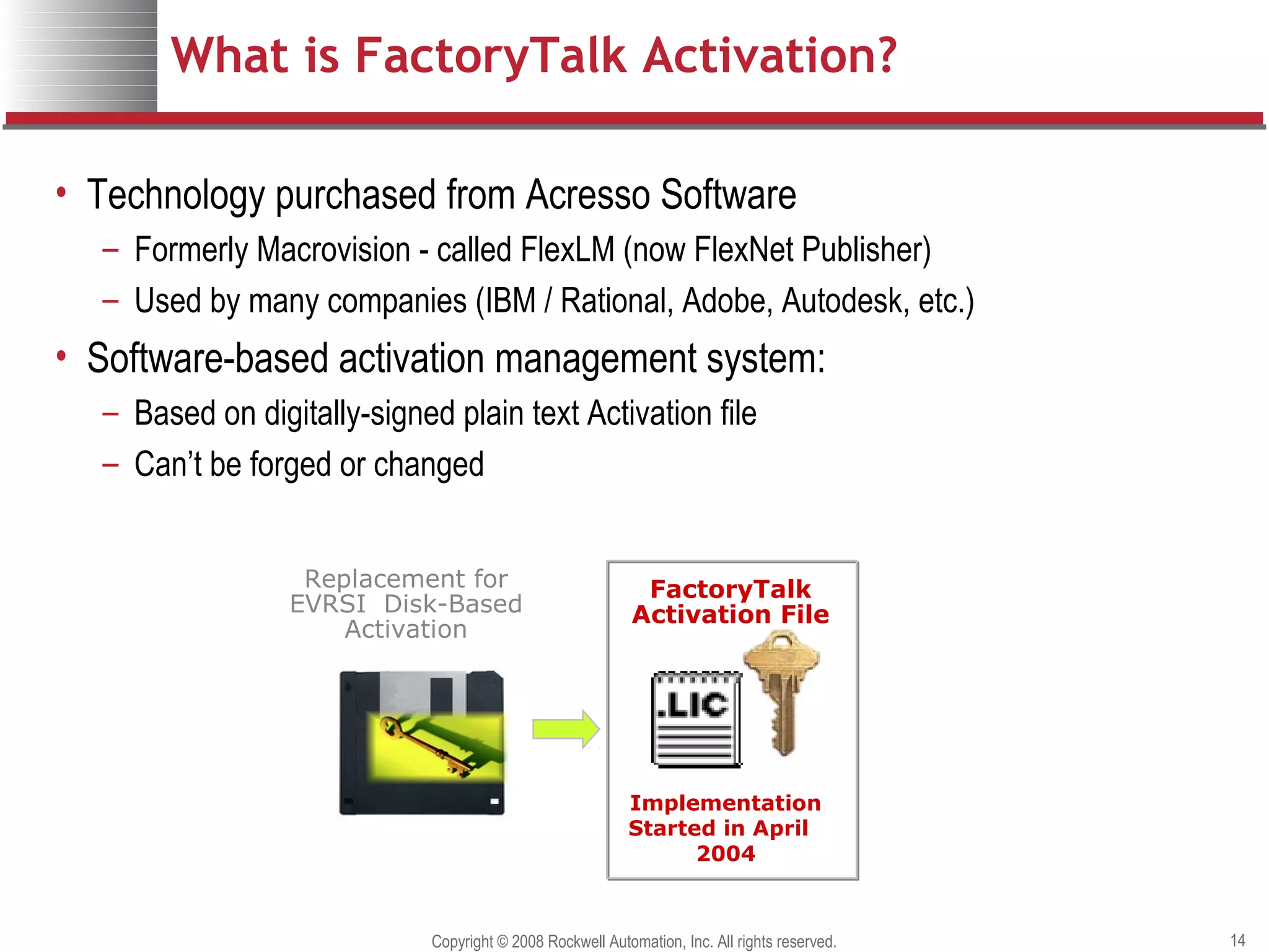Factory talk activation customer | PPT