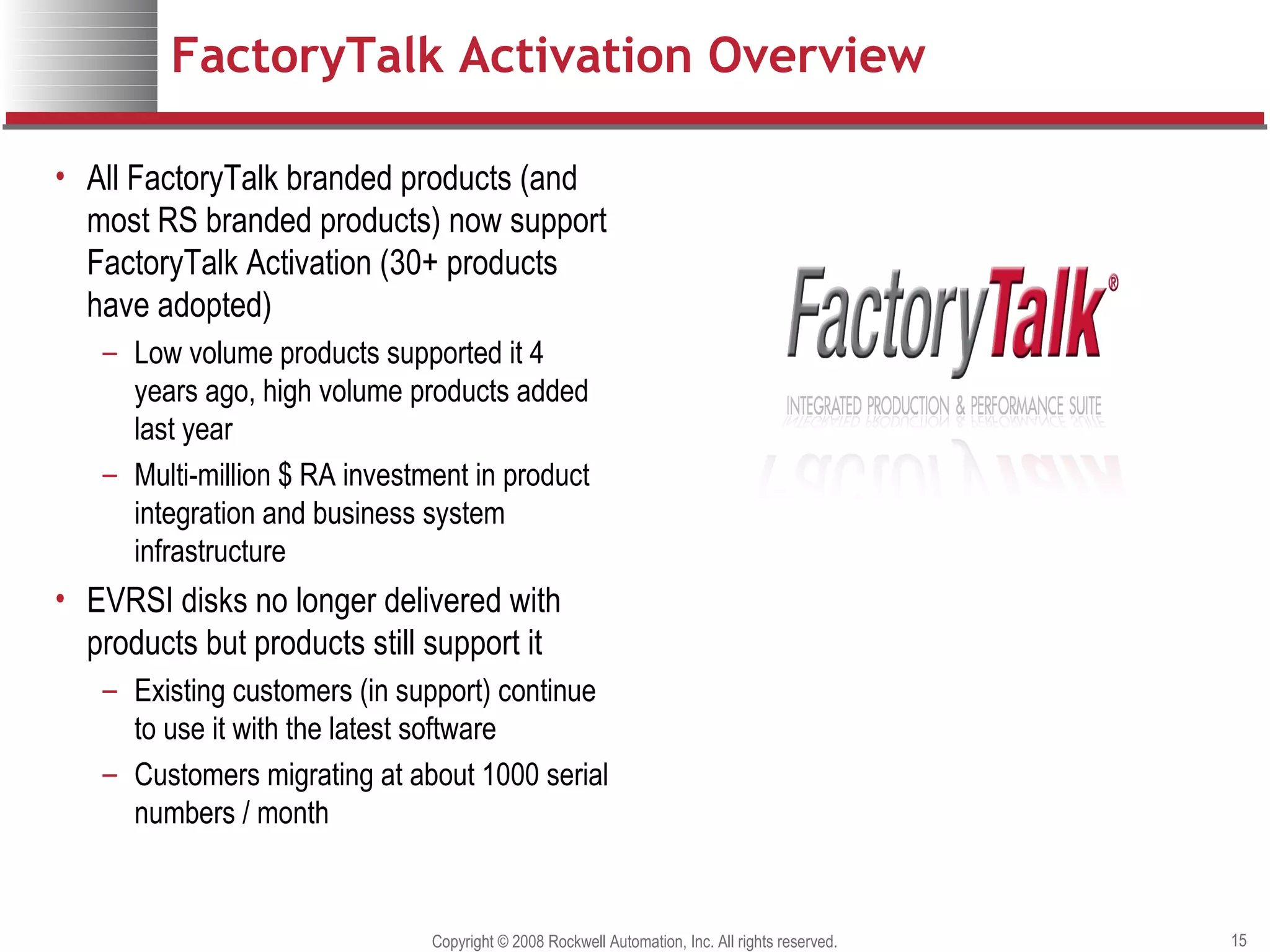 Factory talk activation customer | PPT