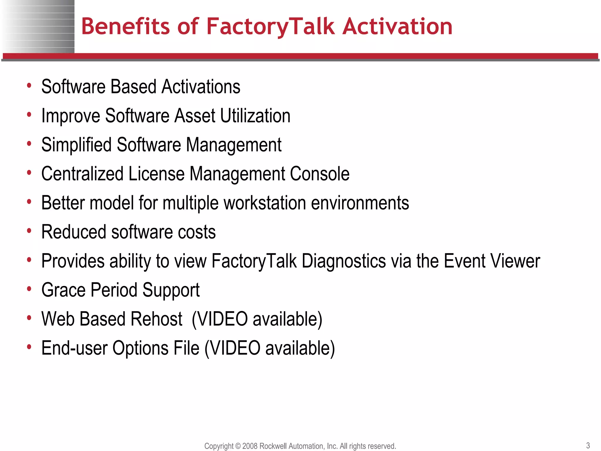 Factory talk activation customer | PPT