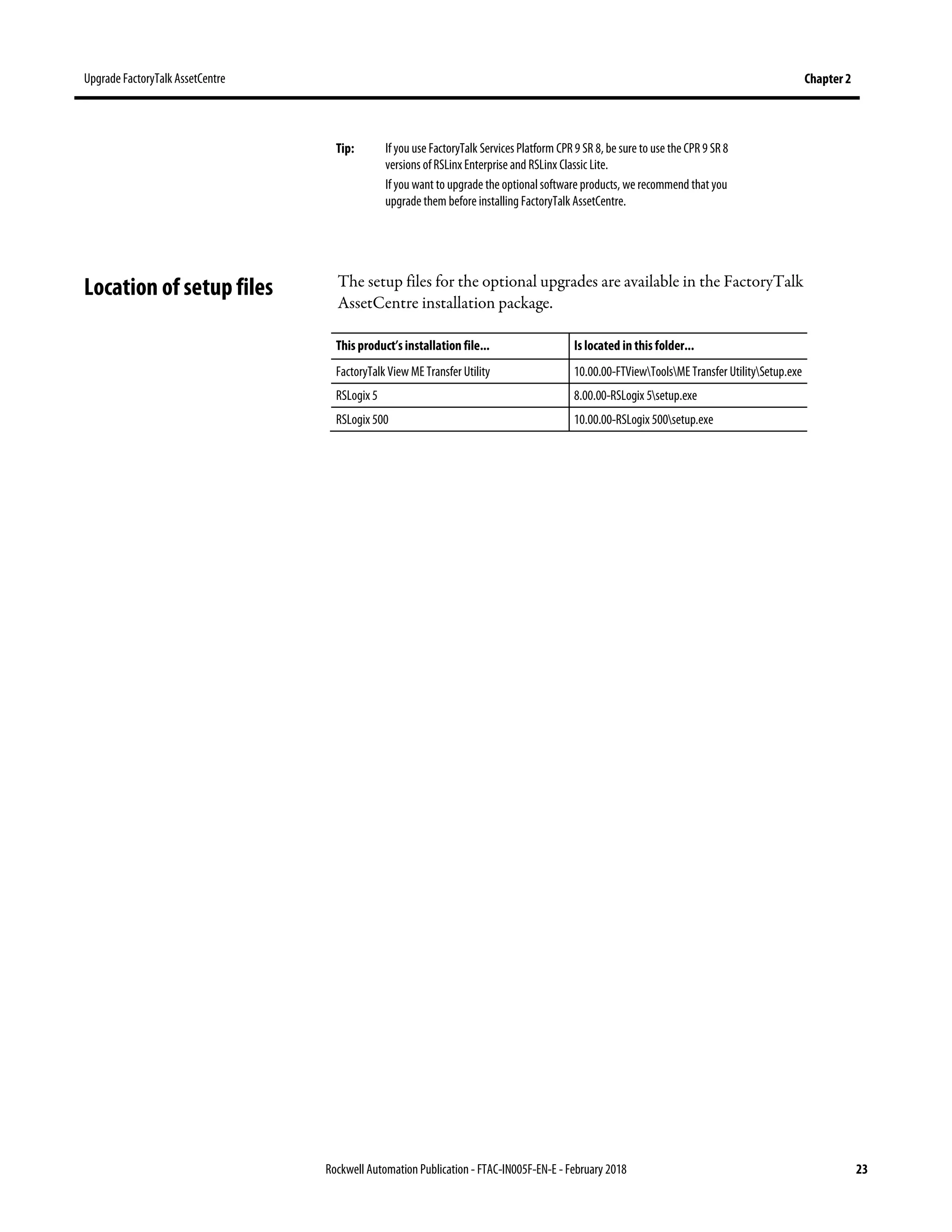 Factory talk assetcentre installation guide | PDF