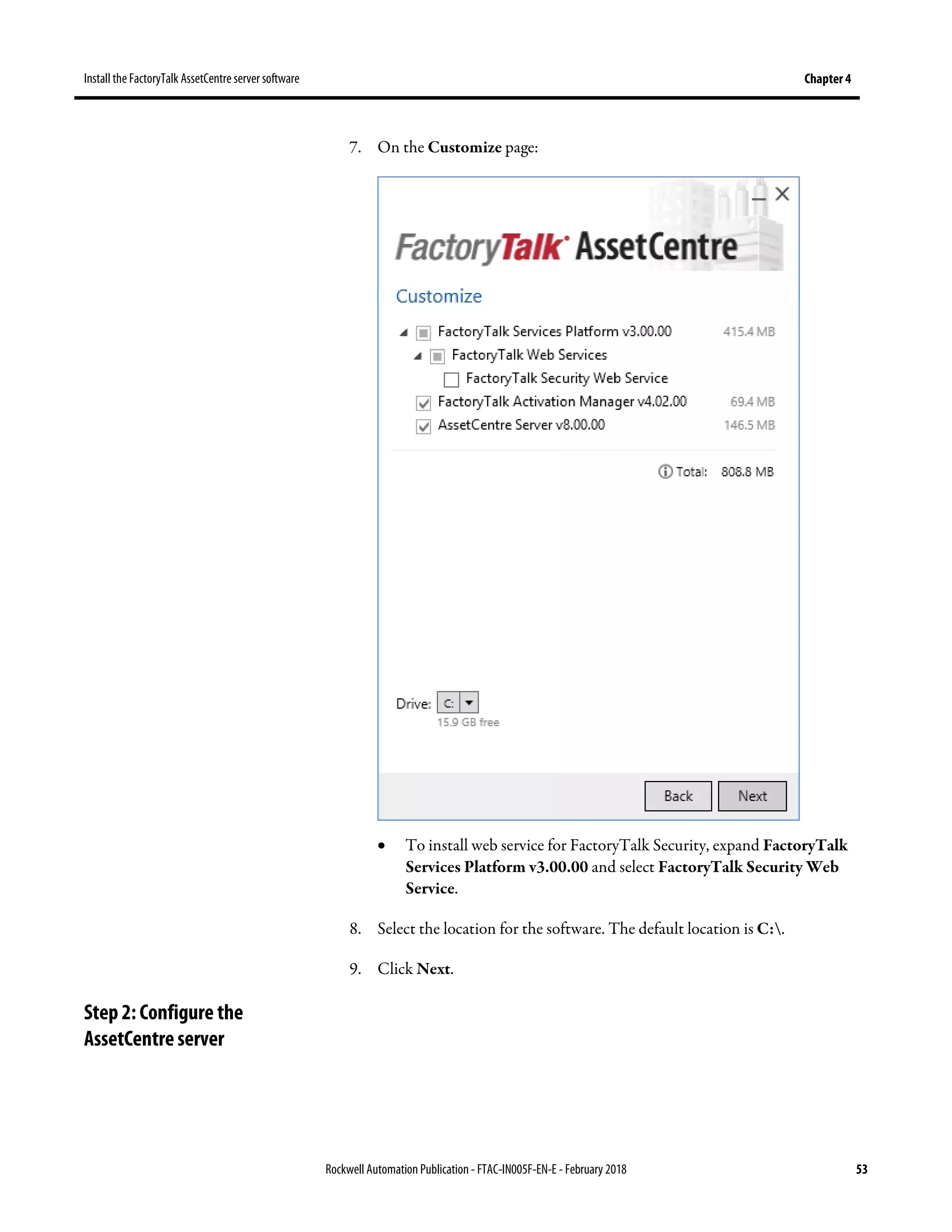 Factory talk assetcentre installation guide | PDF