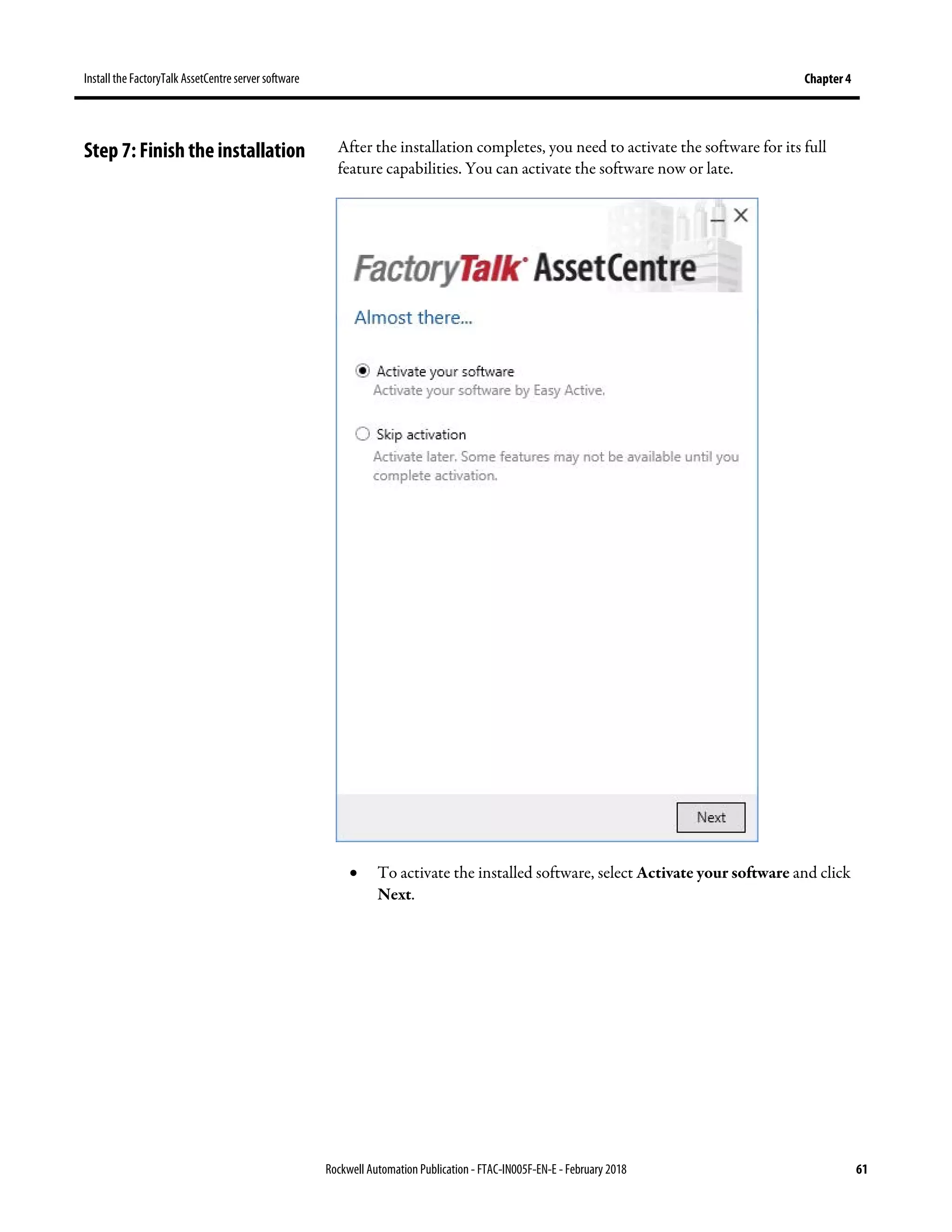 Factory talk assetcentre installation guide | PDF