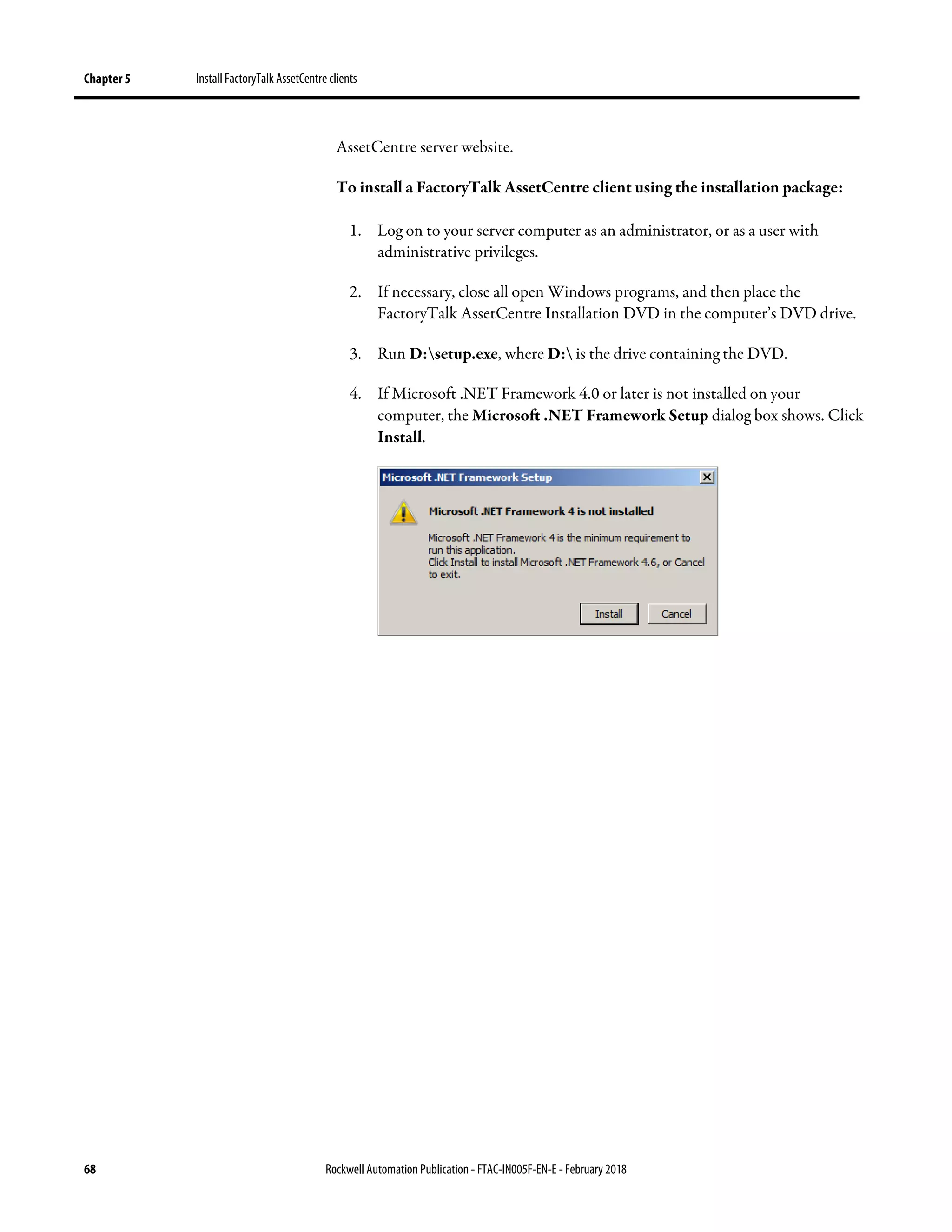 Factory talk assetcentre installation guide | PDF