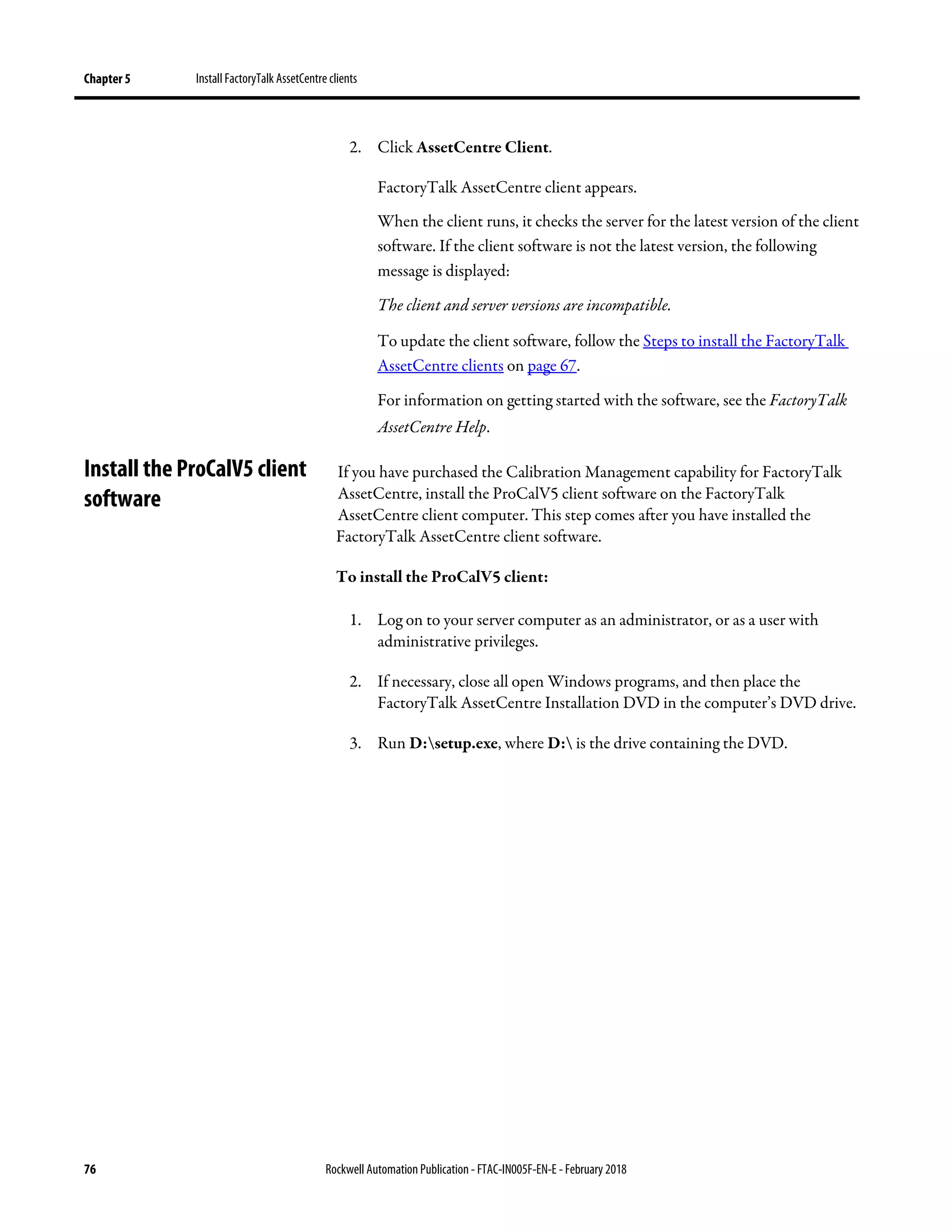 Factory talk assetcentre installation guide | PDF