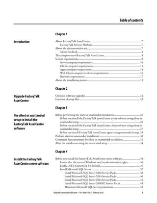 Factory talk assetcentre installation guide | PDF