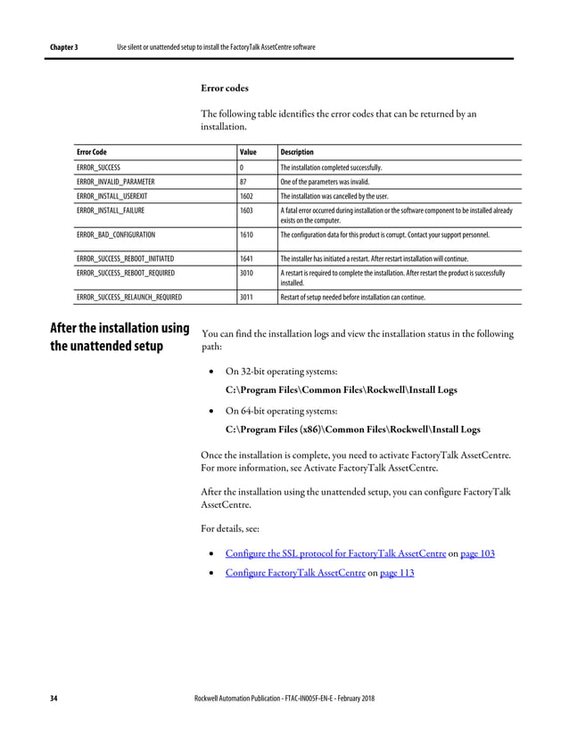 Factory talk assetcentre installation guide | PDF | Cloud Computing ...