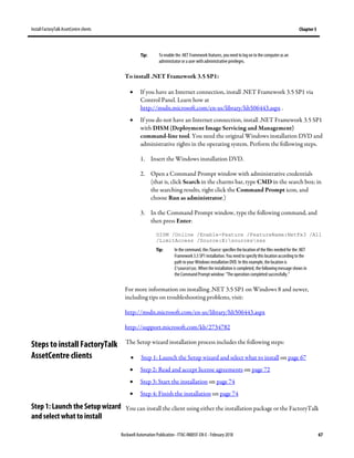 Factory talk assetcentre installation guide | PDF