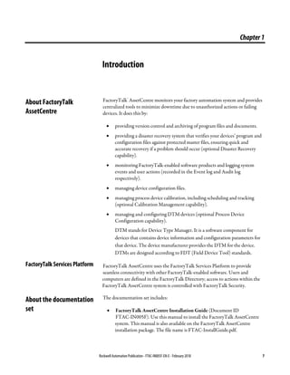 Factory talk assetcentre installation guide | PDF
