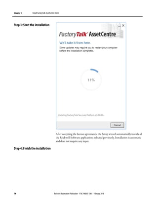 Factory talk assetcentre installation guide | PDF