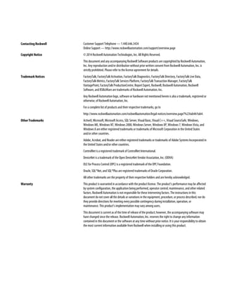 Factory talk metrics | PDF