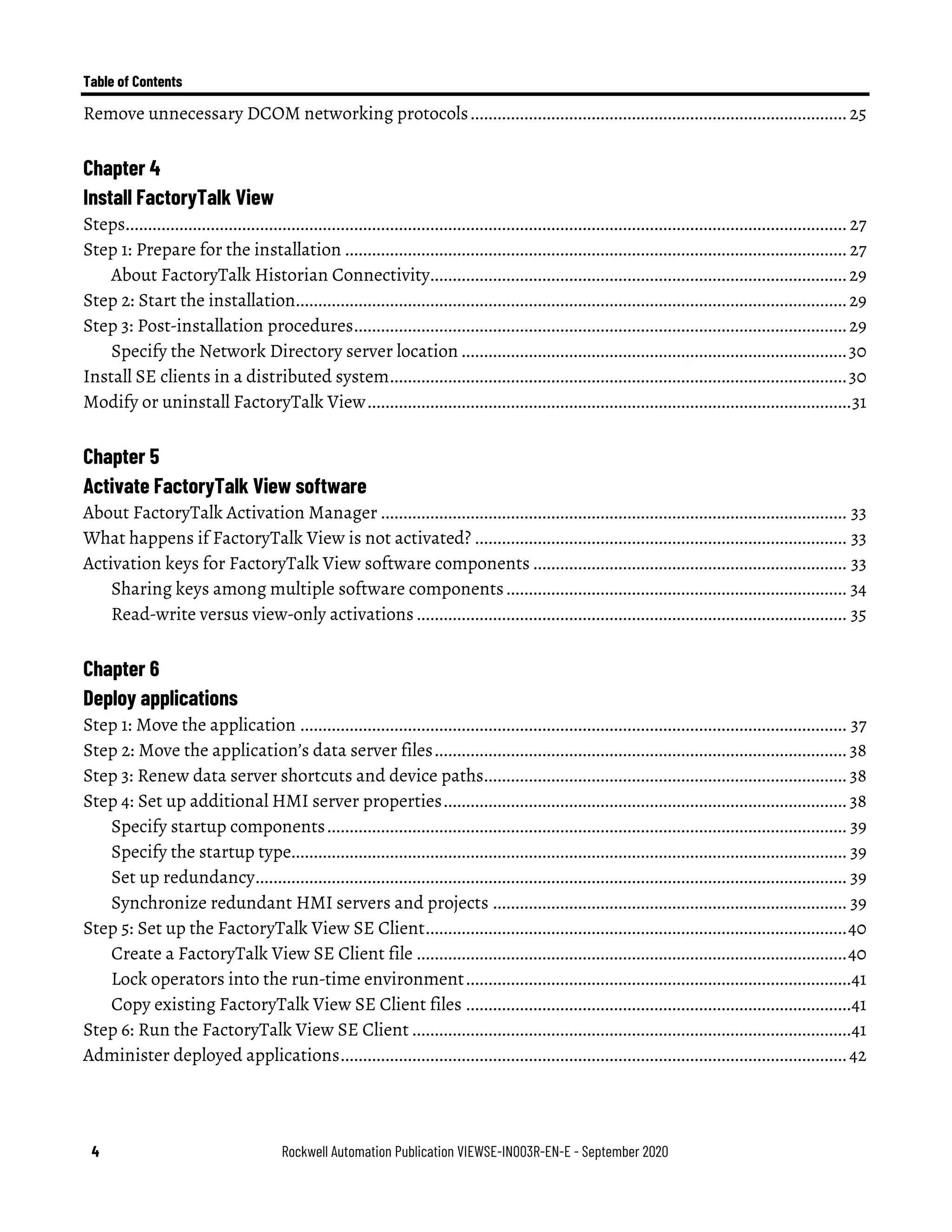 FactoryTalk View Site User Installation Guide | PDF
