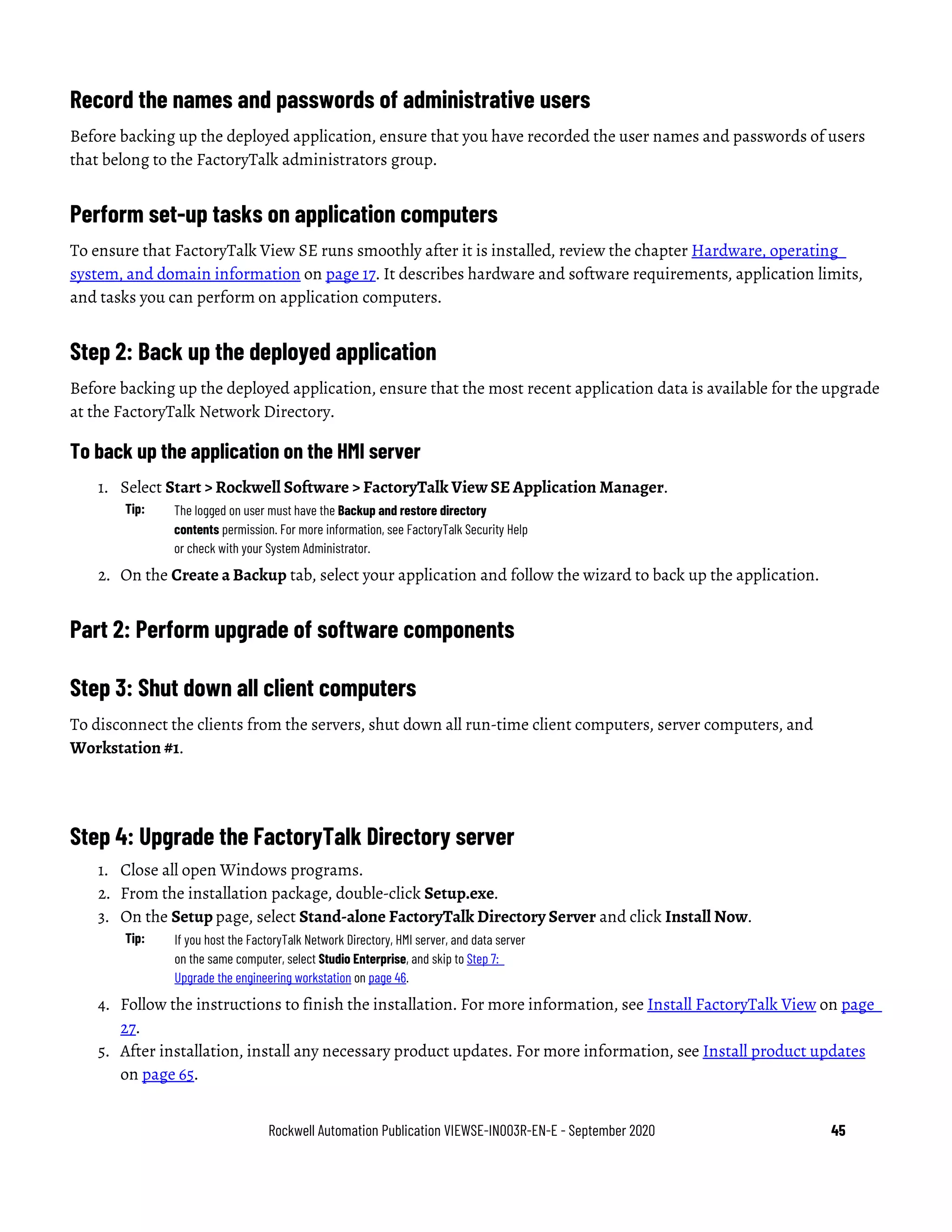 FactoryTalk View Site User Installation Guide | PDF | Operating Systems | Computer Software and ...