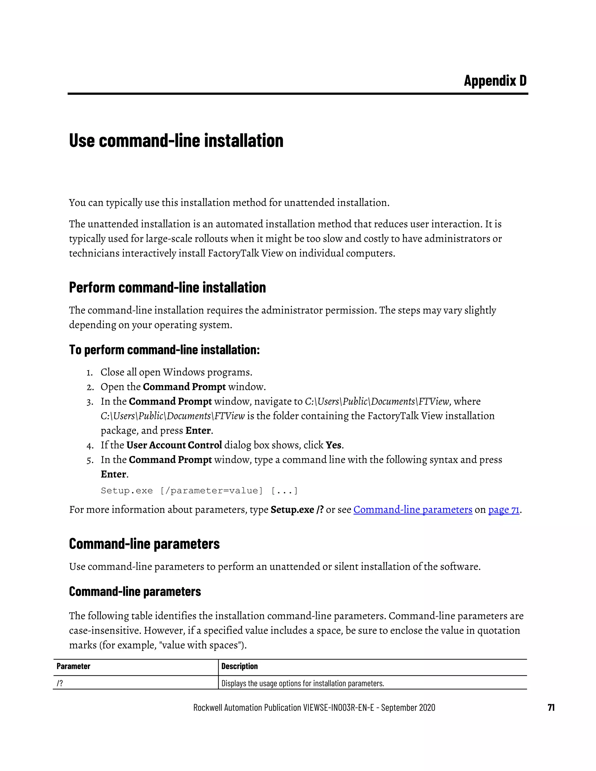 FactoryTalk View Site User Installation Guide | PDF