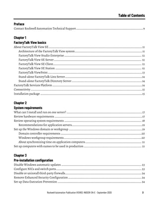 FactoryTalk View Site User Installation Guide | PDF