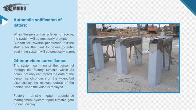 Factory turnstile - Mairsturnstile.com