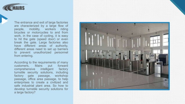 Factory turnstile - Mairsturnstile.com