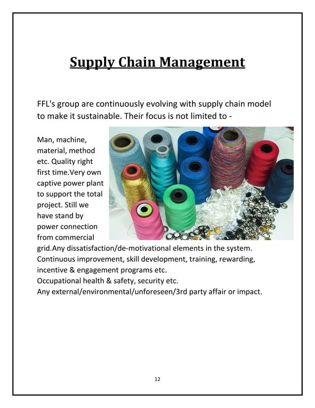 Factory Visit Report | PDF