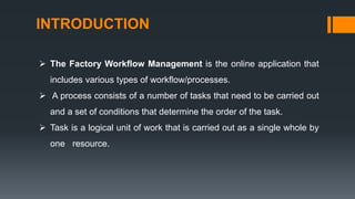Factory Workflow Management PPT.pptx | Free Download