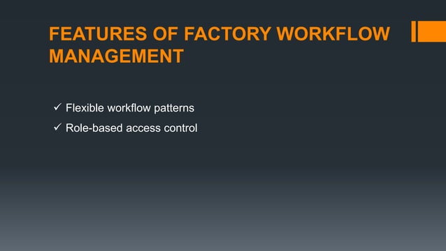 Factory Workflow Management PPT.pptx | Free Download