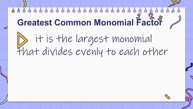 Factroing by GCMF.pptxusususususususususu | PPTX