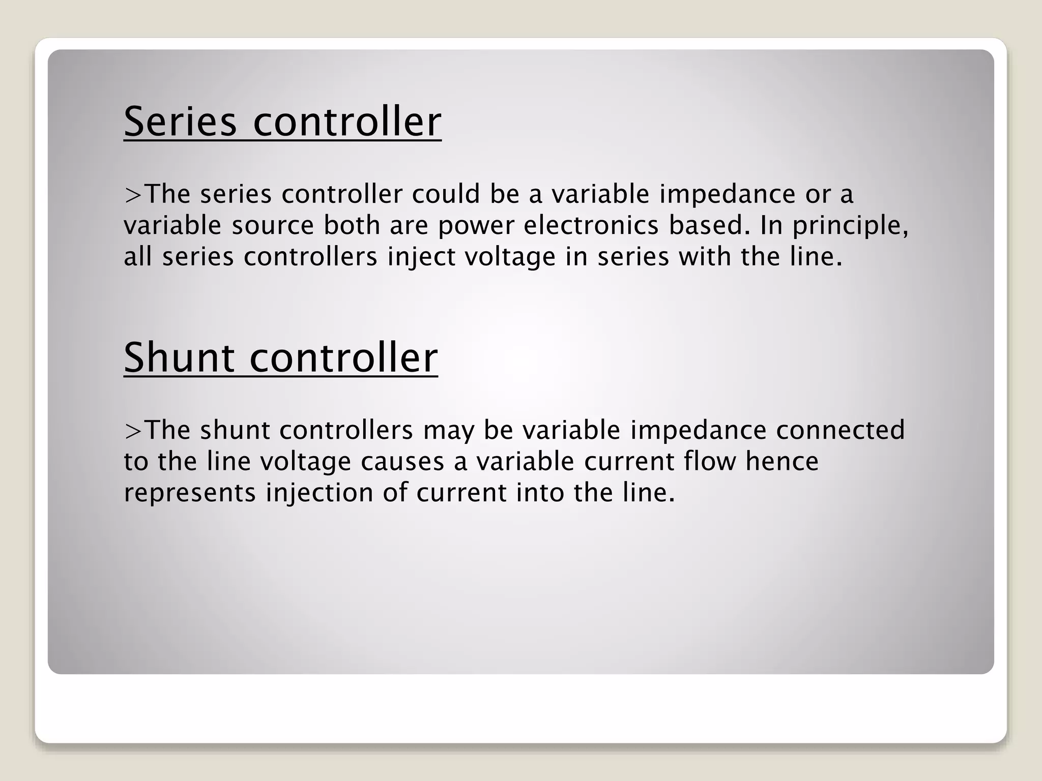Flexible Ac Transmission System | PPTX
