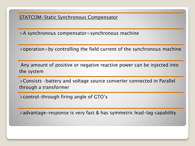 Flexible Ac Transmission System | PPTX