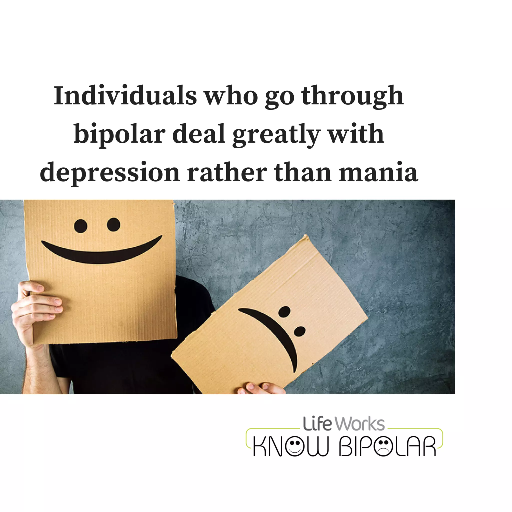 Facts about Bipolar Disorder | PDF | Mental Health | Diseases and ...