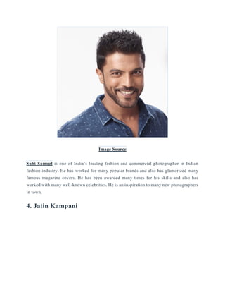TOP 10 FASHION PHOTOGRAPHERS OF INDIA | PDF
