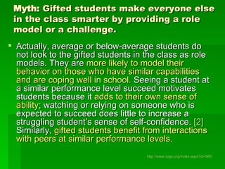 Facts and Myths of Gifted Children | PPT