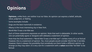 Language Arts- What are Facts-Opinions.pptx