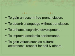Why to learn another language? | PPTX