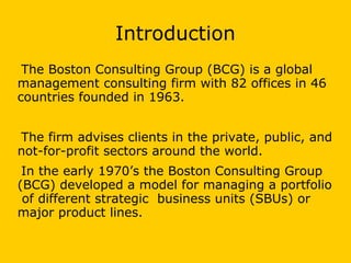BCG Matrix presentation | PPT